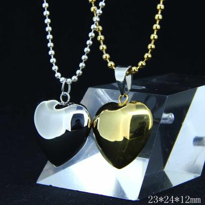China Fashion Ladies Women Girls Stainless Steel Loving Heart Shapped Necklace Pendant LPH186 for sale