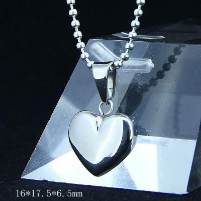 China Fashion Ladies Women Girls Stainless Steel Loving Heart Shapped Necklace Pendant LPH198 for sale