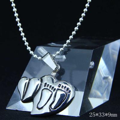 China Fashion Ladies Women Girls Stainless Steel Loving Heart Shapped Necklace Pendant LPH202 for sale