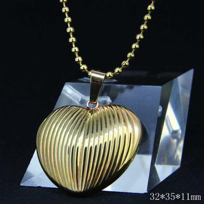 China Fashion Ladies Women Girls Stainless Steel Loving Heart Shapped Necklace Pendant LPH211 for sale