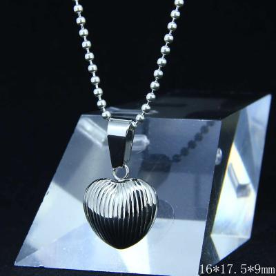 China Fashion Ladies Women Girls Stainless Steel Loving Heart Shapped Necklace Pendant LPH209 for sale