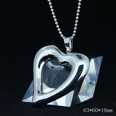 China Fashion Ladies Women Girls Stainless Steel Loving Heart Shapped Necklace Pendant LPH216-1 for sale