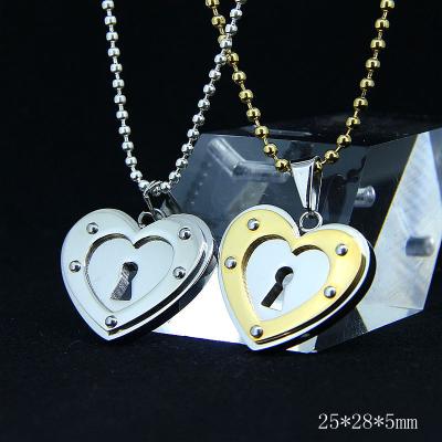 China Fashion Ladies Women Girls Stainless Steel Loving Heart Shapped Necklace Pendant LPH219 for sale