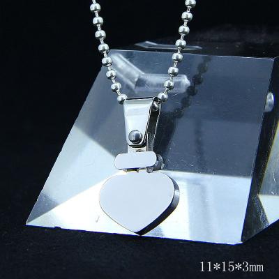 China Fashion Ladies Women Girls Stainless Steel Loving Heart Shapped Necklace Pendant LPH224 for sale