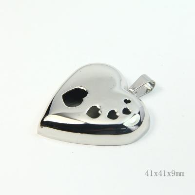 China Fashion Ladies Women Girls Stainless Steel Loving Heart Shapped Necklace Pendant LPH232 for sale
