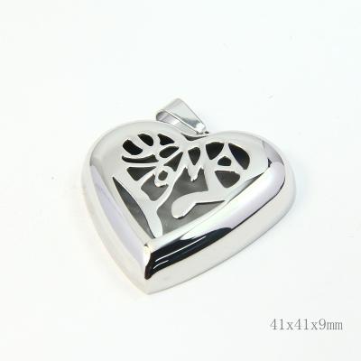 China Fashion Ladies Women Girls Stainless Steel Loving Heart Shapped Necklace Pendant LPH229 for sale