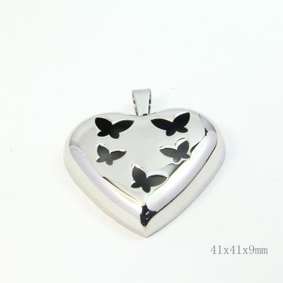 China Fashion Ladies Women Girls Stainless Steel Loving Heart Shapped Necklace Pendant LPH230 for sale