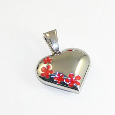 China Fashion Ladies Women Girls Stainless Steel Loving Heart Shapped Necklace Pendant LPH245-1 for sale
