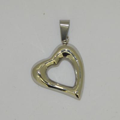 China Fashion Ladies Women Girls Stainless Steel Loving Heart Shapped Necklace Pendant LPH252-1 for sale