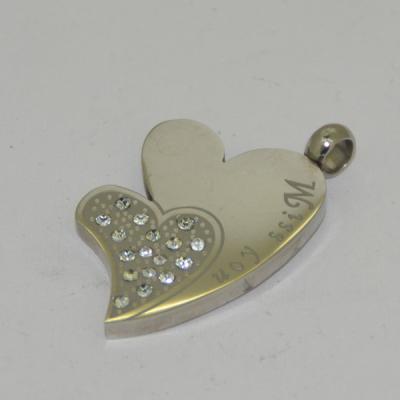 China Fashion Ladies Women Girls Stainless Steel Loving Heart Shapped Necklace Pendant LPH241 for sale