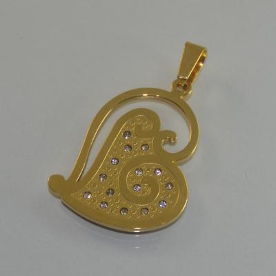 China Fashion Ladies Women Girls Stainless Steel Loving Heart Shapped Necklace Pendant LPH254 for sale