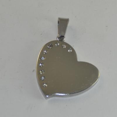 China Fashion Ladies Women Girls Stainless Steel Loving Heart Shapped Necklace Pendant LPH255 for sale