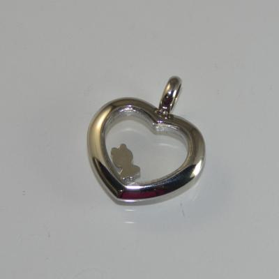 China Fashion Ladies Women Girls Stainless Steel Loving Heart Shapped Necklace Pendant LPH267 for sale