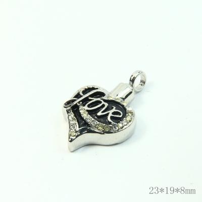 China Fashion New Unique Design Stainless Steel Perfume Bottle Chain Necklace Pendant LPP26-3 for sale