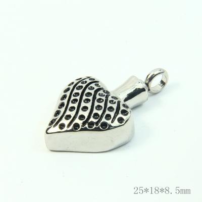 China Fashion New Unique Design Stainless Steel Perfume Bottle Chain Necklace Pendant LPP35-2 for sale