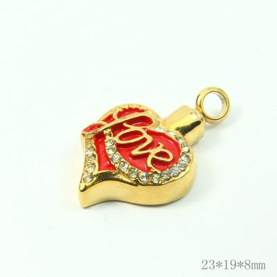 China Fashion New Unique Design Stainless Steel Perfume Bottle Chain Necklace Pendant LPP26-4 for sale