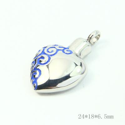 China Fashion New Unique Design Stainless Steel Perfume Bottle Chain Necklace Pendant LPP24-3 for sale