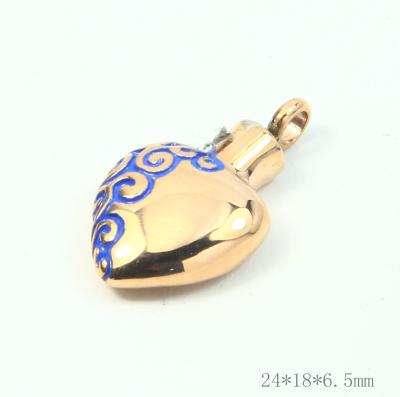 China Fashion New Unique Design Stainless Steel Perfume Bottle Chain Necklace Pendant LPP24-4 for sale