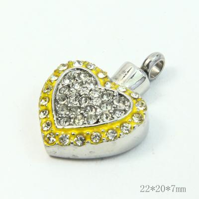 China Fashion New Unique Design Stainless Steel Perfume Bottle Chain Necklace Pendant LPP47 for sale