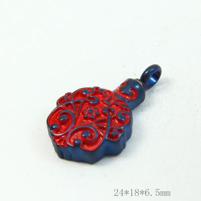 China Fashion New Unique Design Stainless Steel Perfume Bottle Chain Necklace Pendant LPP43-2 for sale