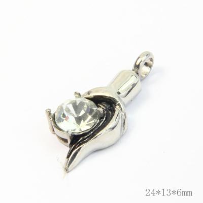 China Fashion New Unique Design Stainless Steel Perfume Bottle Chain Necklace Pendant LPP03-2 for sale