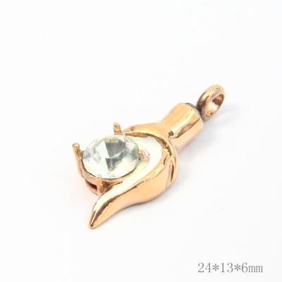 China Fashion New Unique Design Stainless Steel Perfume Bottle Chain Necklace Pendant LPP03-3 for sale