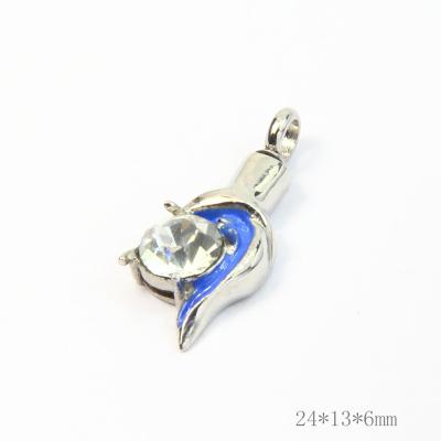 China Fashion New Unique Design Stainless Steel Perfume Bottle Chain Necklace Pendant LPP03-6 for sale