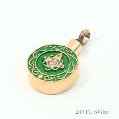 China Fashion New Unique Design Stainless Steel Perfume Bottle Chain Necklace Pendant LPP40-1 for sale