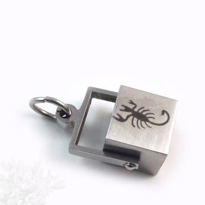 China Mixture Styles Lock Key Skull Animal Zordiac Letter Flower Necklace Pendant LPP0127 for sale