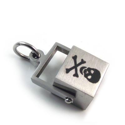 China Mixture Styles Lock Key Skull Animal Zordiac Letter Flower Necklace Pendant LPP0128 for sale
