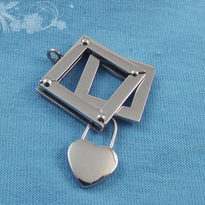 China Mixture Styles Lock Key Skull Animal Zordiac Letter Flower Necklace Pendant LPP0159-2（1） for sale