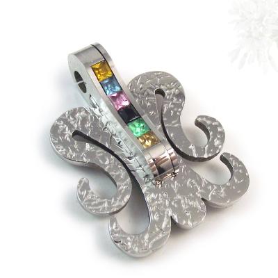 China Mixture Styles Lock Key Skull Animal Zordiac Letter Flower Necklace Pendant LPP0236 for sale