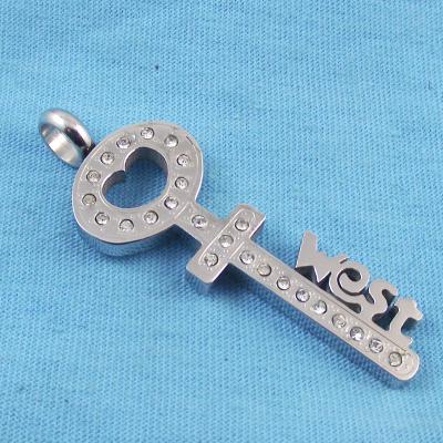 China Mixture Styles Lock Key Skull Animal Zordiac Letter Flower Necklace Pendant LPP0289 for sale
