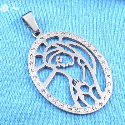 China Mixture Styles Lock Key Skull Animal Zordiac Letter Flower Necklace Pendant LPP0340 for sale