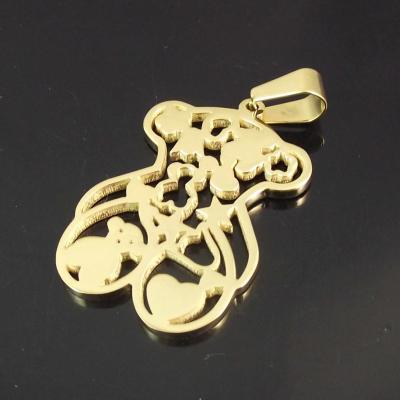 China Mixture Styles Lock Key Skull Animal Zordiac Letter Flower Necklace Pendant LPP0452 for sale