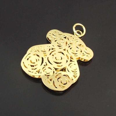 China Mixture Styles Lock Key Skull Animal Zordiac Letter Flower Necklace Pendant LPP0478-M for sale