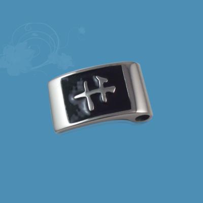 China 316L Stainless Steel Rectangle Square Shaped Necklace Pendant LPS0218 for sale