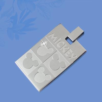 China 316L Stainless Steel Rectangle Square Shaped Necklace Pendant LPS0115 for sale