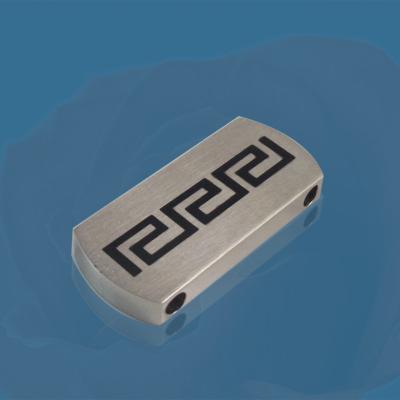 China 316L Stainless Steel Rectangle Square Shaped Necklace Pendant LPS0160 for sale