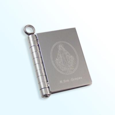 China 316L Stainless Steel Rectangle Square Shaped Necklace Pendant LPS0050 for sale