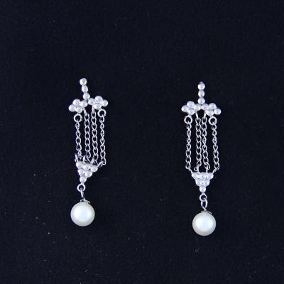 China Classic 316L Stainless Steel Fashion Jewelry Earrings Chandelier Tassel Earrings LEP75 for sale