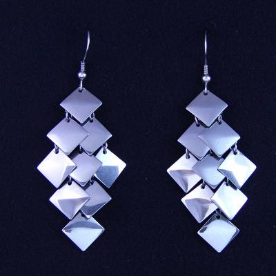 China Classic 316L Stainless Steel Fashion Jewelry Earrings Chandelier Tassel Earrings LEP14 for sale