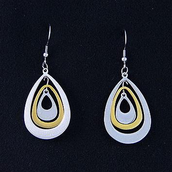 China Classic 316L Stainless Steel Fashion Jewelry Earrings Chandelier Tassel Earrings LEP51 for sale