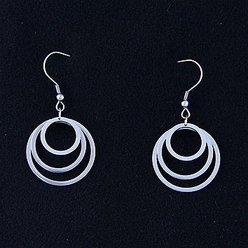 China Classic 316L Stainless Steel Fashion Jewelry Earrings Chandelier Tassel Earrings LEP54 for sale