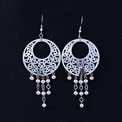 China Classic 316L Stainless Steel Fashion Jewelry Earrings Chandelier Tassel Earrings LEP13 for sale