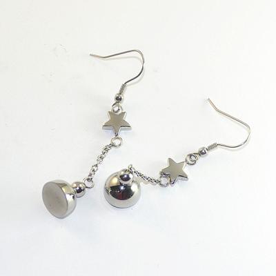 China Classic 316L Stainless Steel Fashion Jewelry Earrings Chandelier Tassel Earrings LEP218 for sale