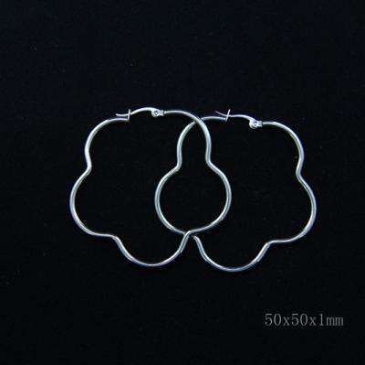 China Classic 316L Stainless Steel Fashion Jewelry Earrings Hoops Earrings LEH46 for sale