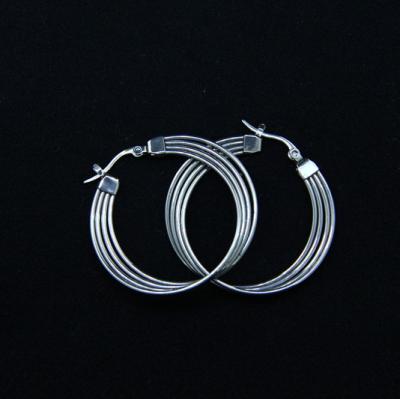 China Classic 316L Stainless Steel Fashion Jewelry Earrings Hoops Earrings LEH120 for sale