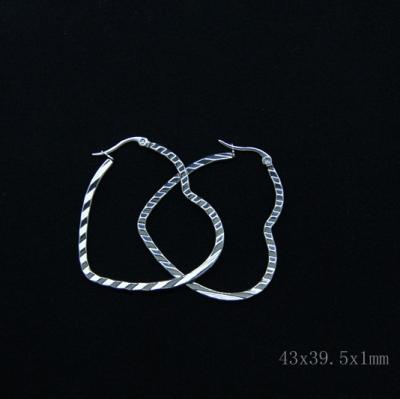 China Classic 316L Stainless Steel Fashion Jewelry Earrings Hoops Earrings LEH42 for sale