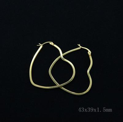 China Classic 316L Stainless Steel Fashion Jewelry Earrings Hoops Earrings LEH40 for sale